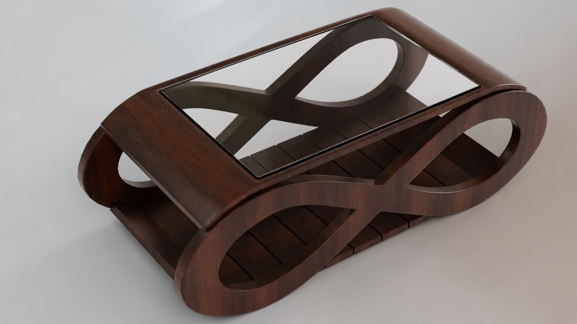 3D model INFINITY-SHAPED DESIGNER TABLE VR / AR / low-poly | CGTrader