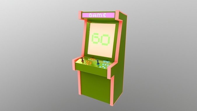Low Poly Arcade free VR / AR / low-poly 3D model | CGTrader