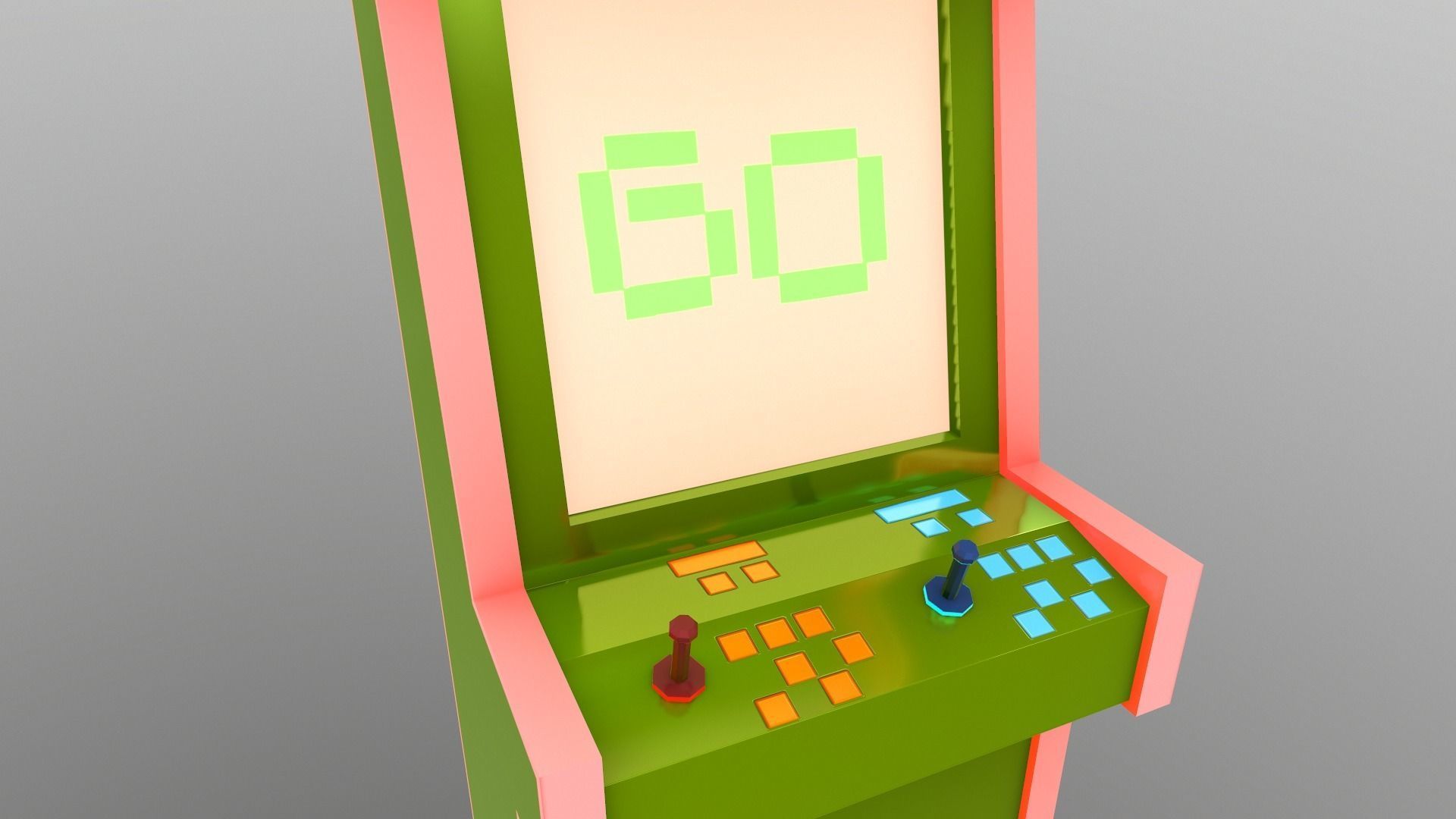Low Poly Arcade free VR / AR / low-poly 3D model | CGTrader