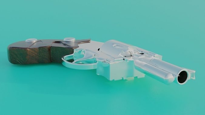 Revolver 3D model | CGTrader