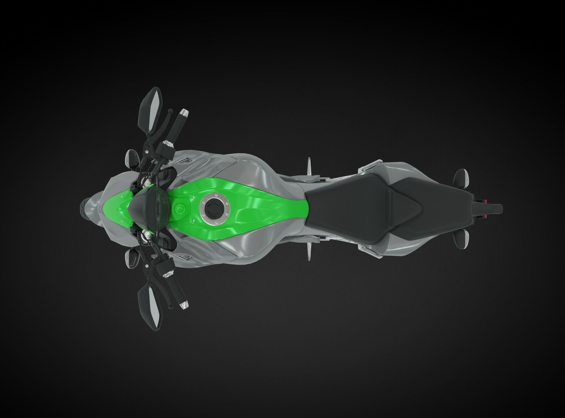 Kawasaki Z1000 3D model | CGTrader