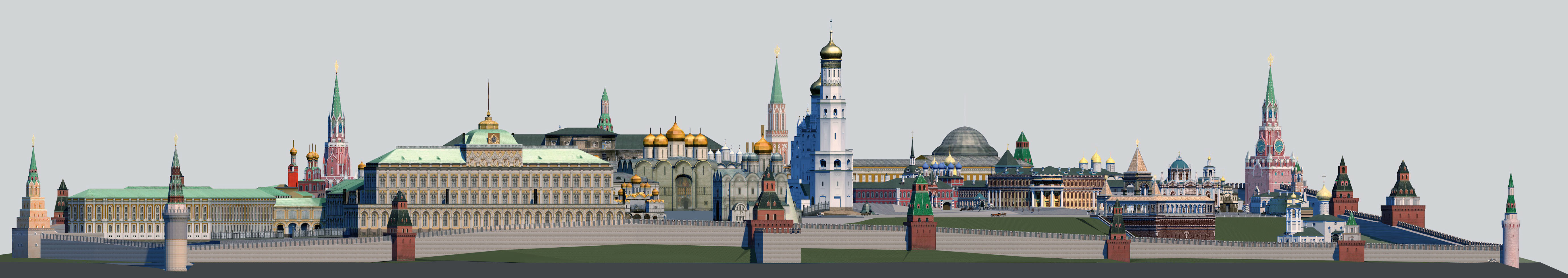 3D model Kremlin 1916 VR / AR / low-poly | CGTrader