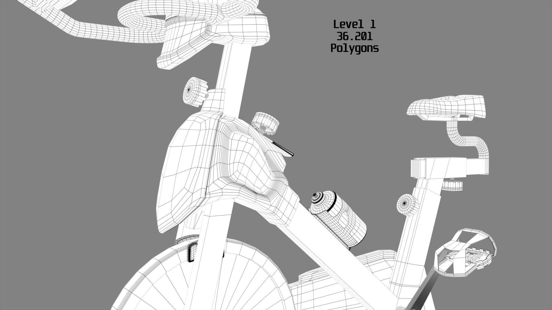3D model Spinning Bike Gym VR / AR / low-poly | CGTrader