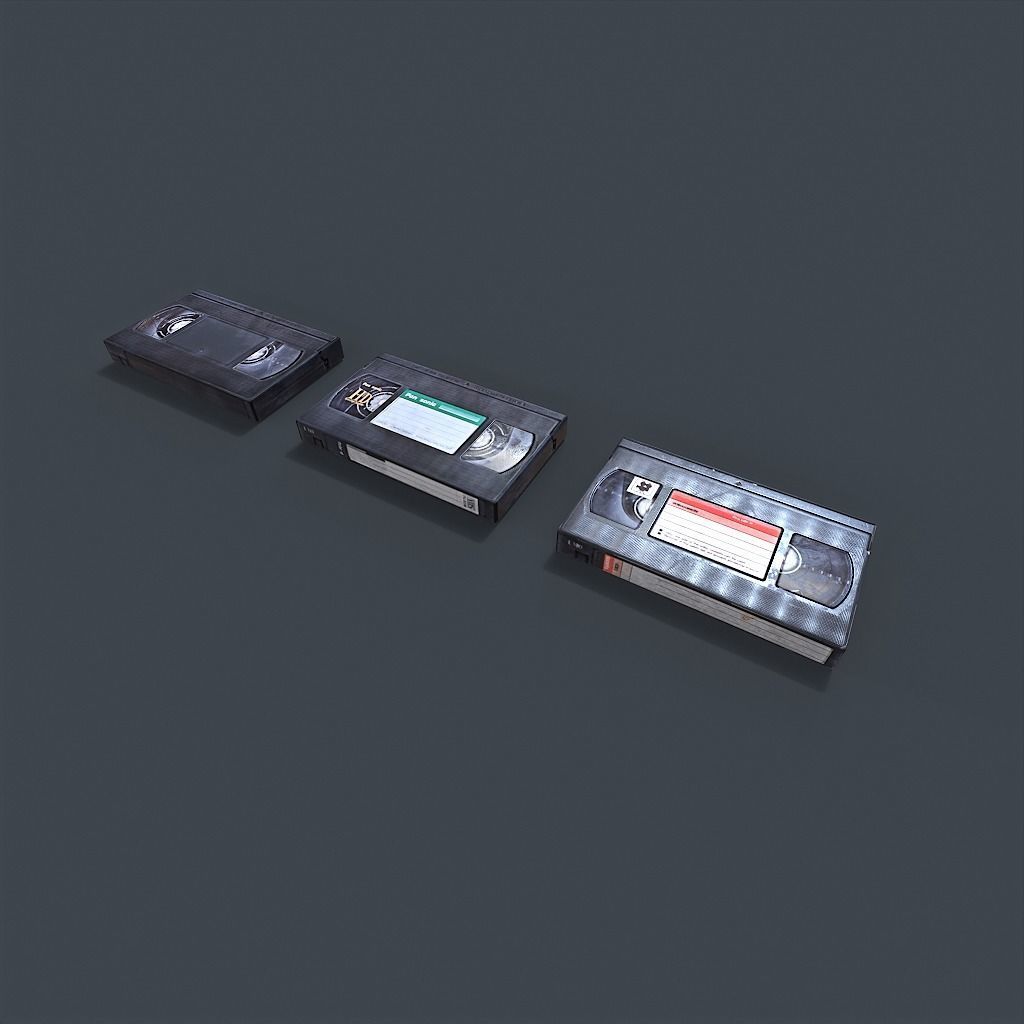 3D model VHS Tapes VR / AR / low-poly | CGTrader