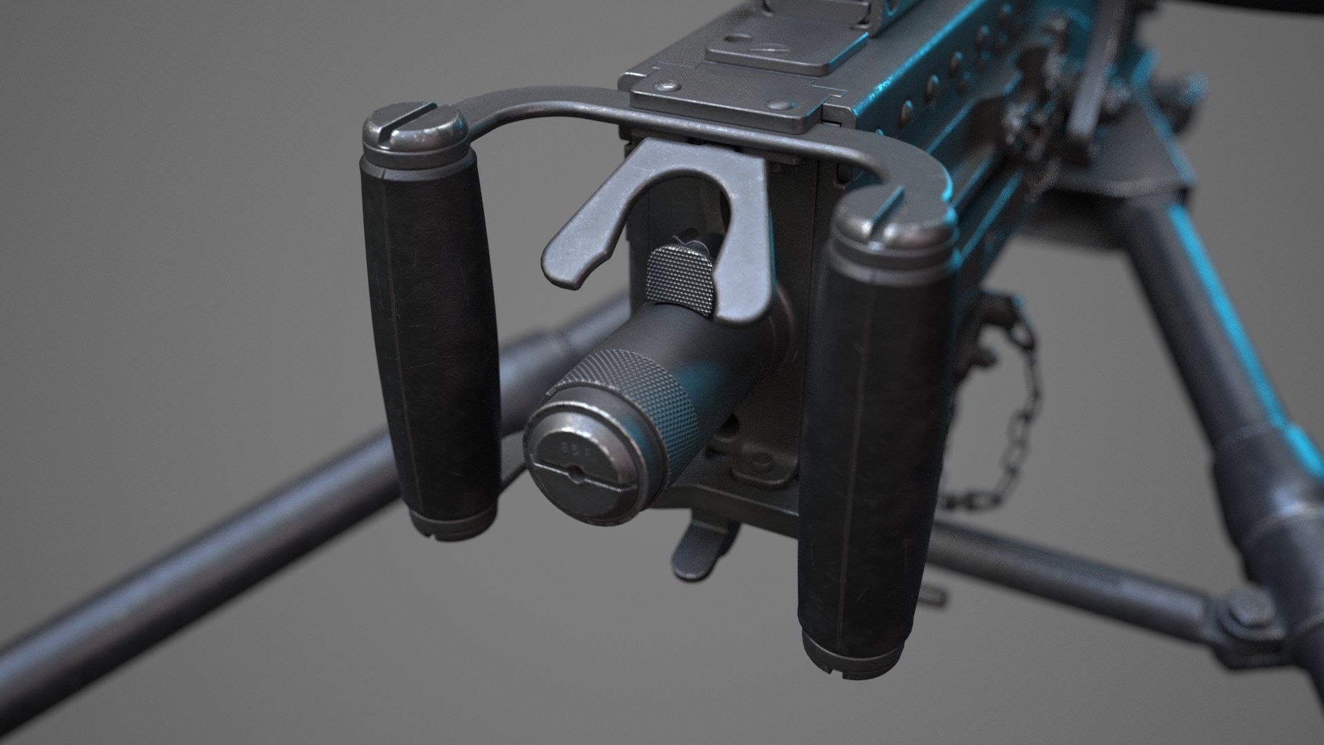 M2 Browning 50 CAL Machine Gun HQ 3D model | CGTrader