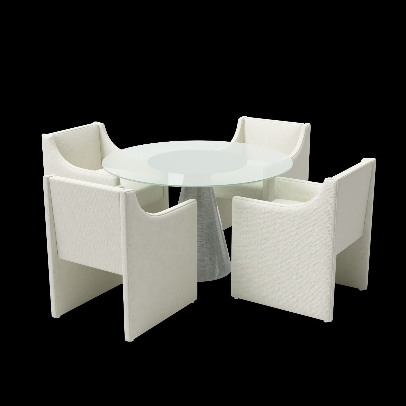 Mitchel Gold and Bob Williams Addie Table and Edie Chair 3D model ...