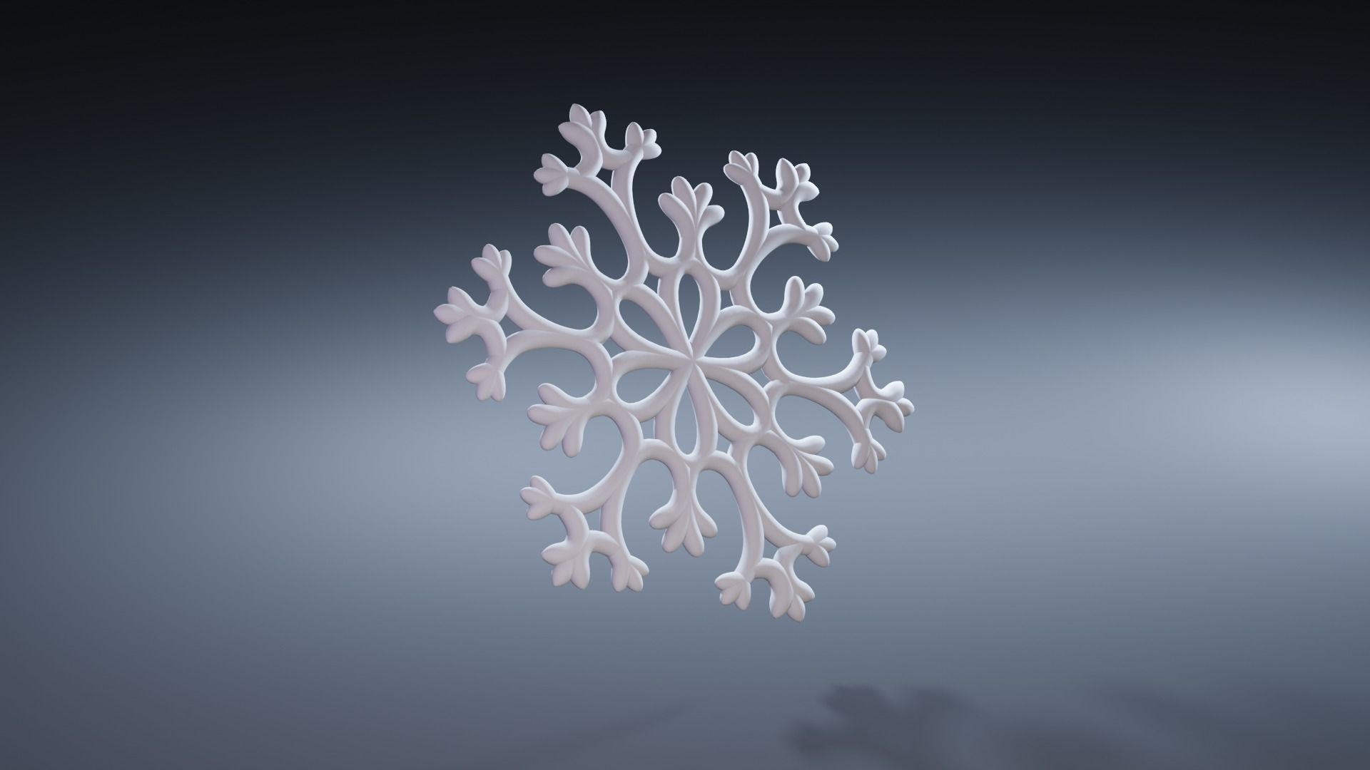 SNOWFLAKE free 3D model 3D printable | CGTrader