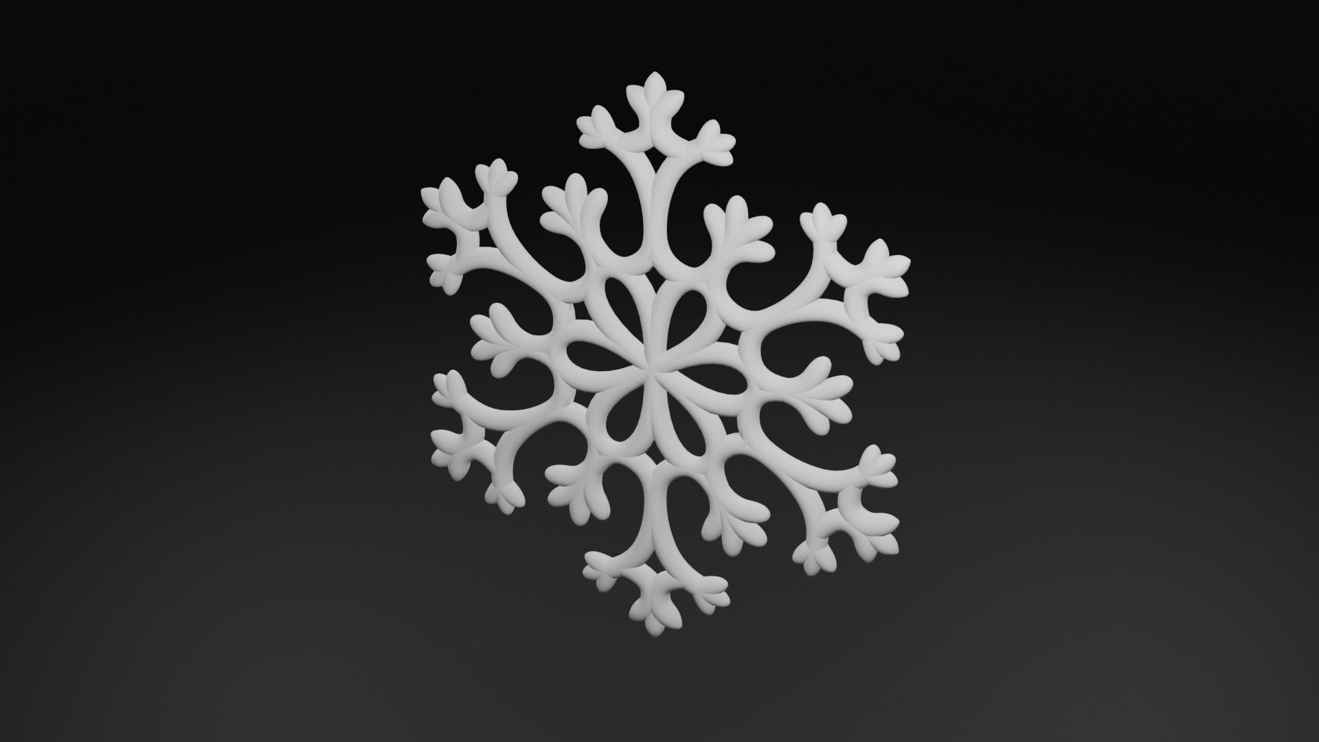 SNOWFLAKE free 3D model 3D printable | CGTrader