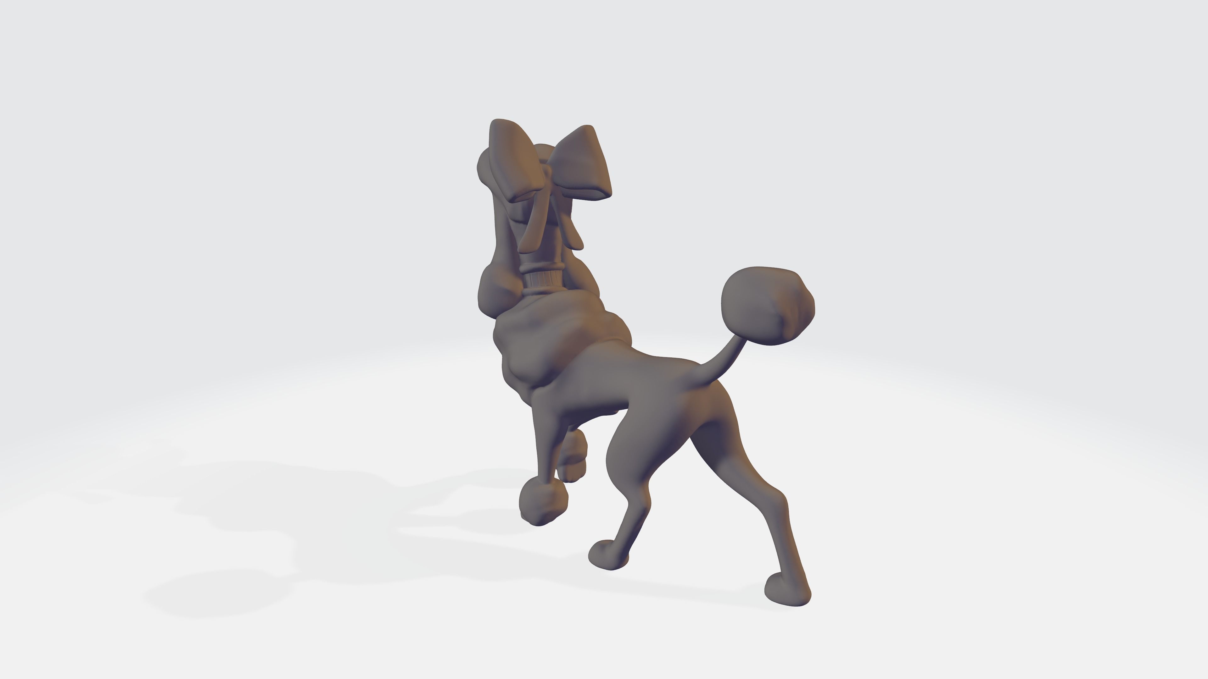 Poodle Georgette - STL 3D model | CGTrader