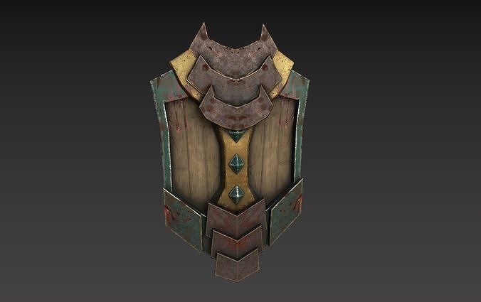 3D model Shield Pbr gamerady realistic VR / AR / low-poly | CGTrader
