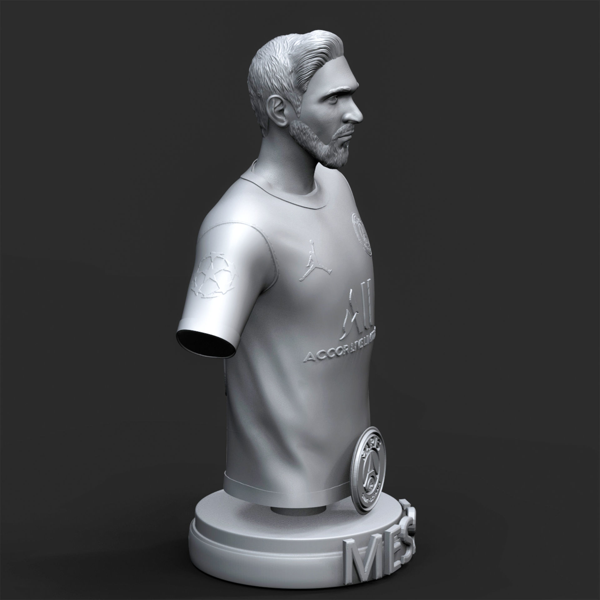 Messi 3D Printable 1 3D model 3D printable | CGTrader
