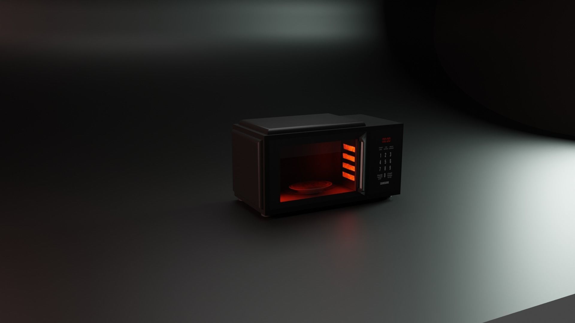 microwave 3d free 3D model | CGTrader