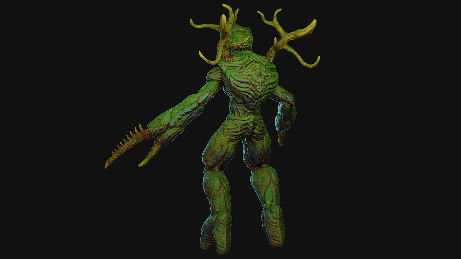 3D model Alien troglodyte character VR / AR / low-poly | CGTrader