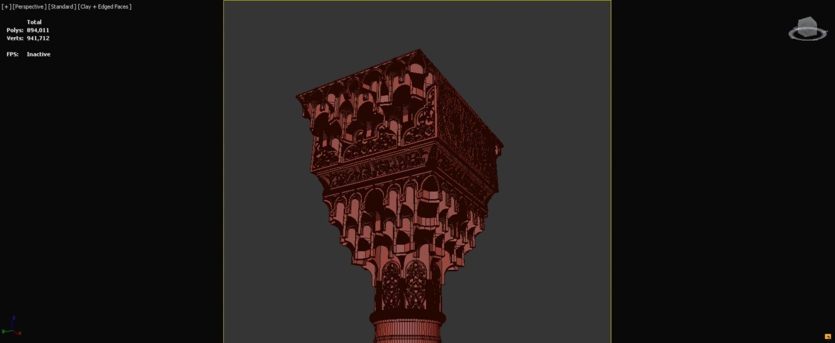MUQARNAS Capital Alhambra of Granada 3D model | CGTrader