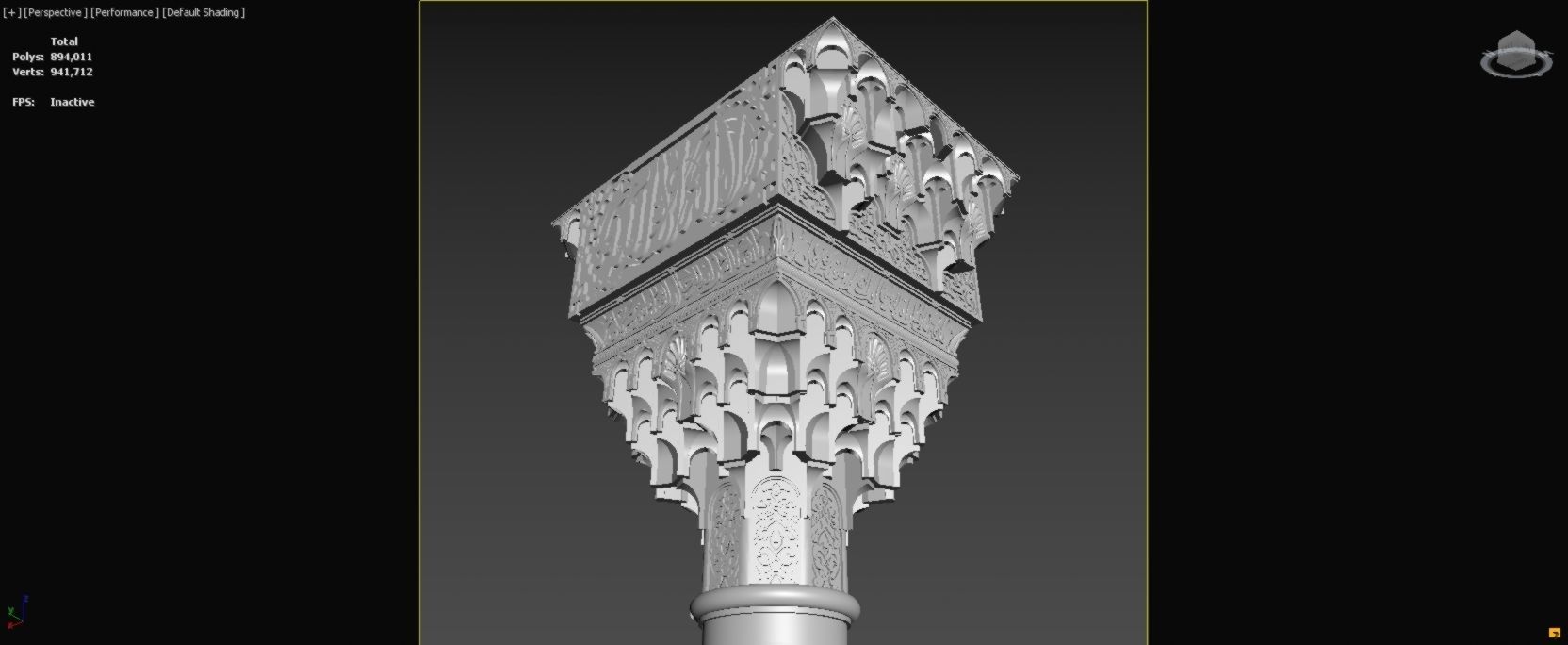 MUQARNAS Capital Alhambra of Granada 3D model | CGTrader