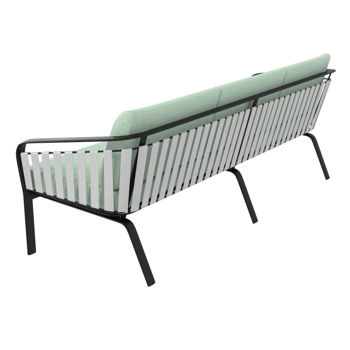 Tropitone Trelon Three Seat Cushion Sofa 3D model | CGTrader