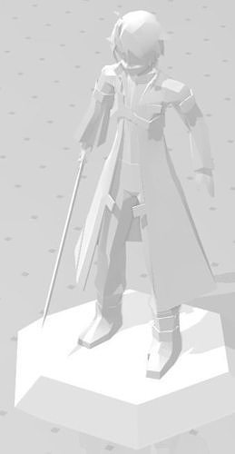 Kirito 3D model 3D printable | CGTrader