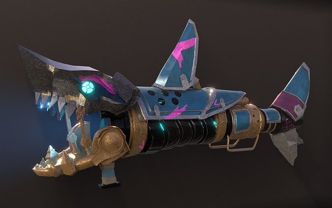 Jinx Fishbone Arcane 3D model animated rigged | CGTrader