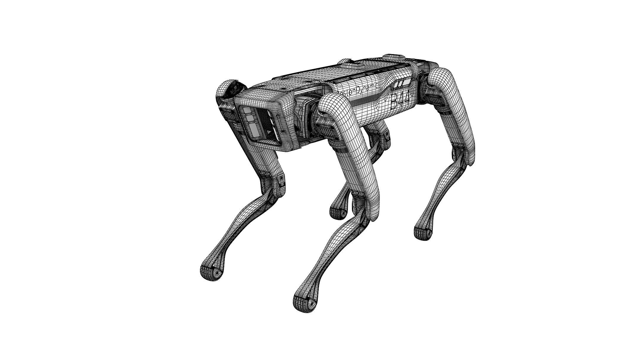 Rigged Boston Dynamics Spot Robot Dog 3D model rigged | CGTrader
