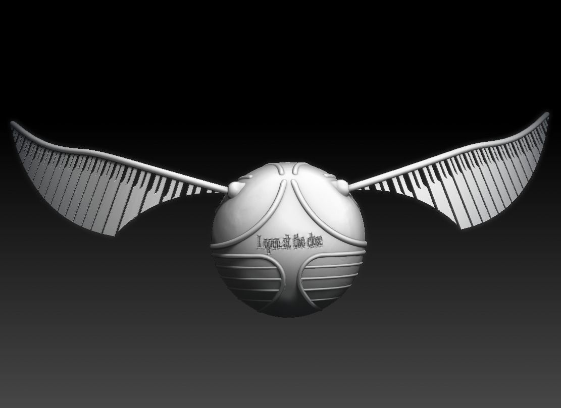 Golden Snitch Pbr free VR / AR / low-poly 3D model | CGTrader