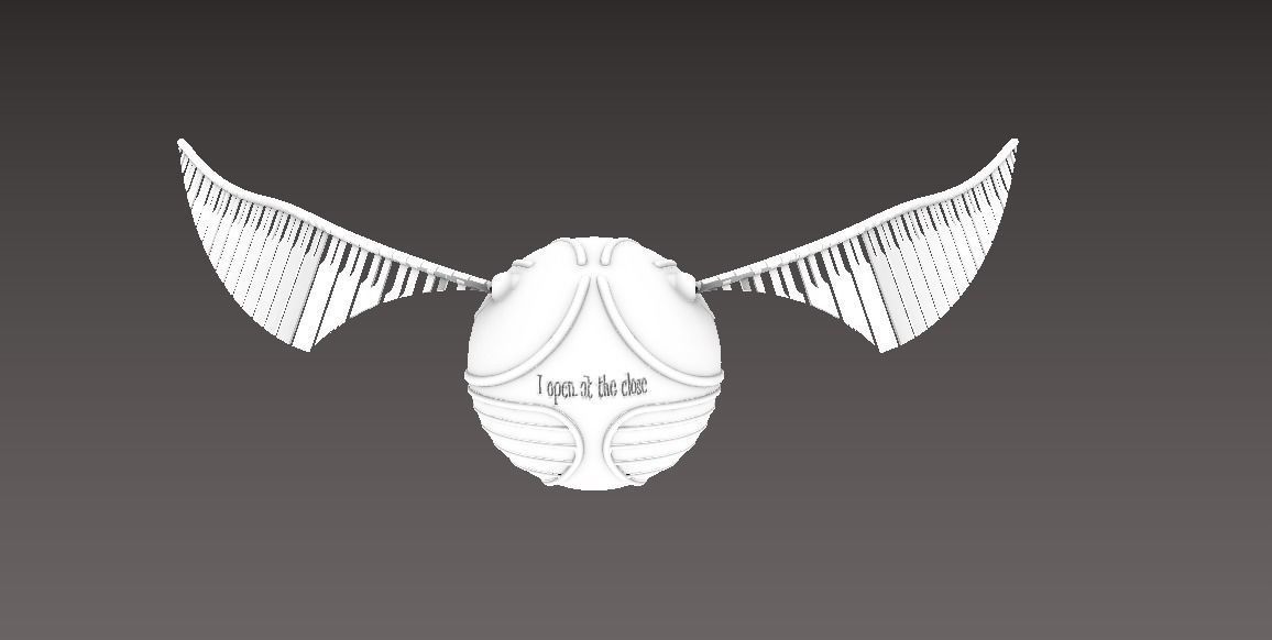 Golden Snitch Pbr free VR / AR / low-poly 3D model | CGTrader