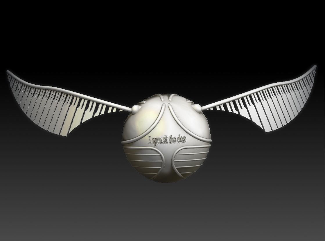 Golden Snitch Pbr free VR / AR / low-poly 3D model | CGTrader