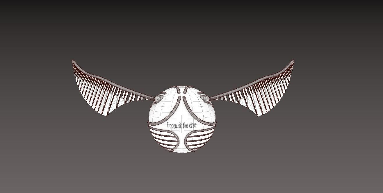 Golden Snitch Pbr free VR / AR / low-poly 3D model | CGTrader