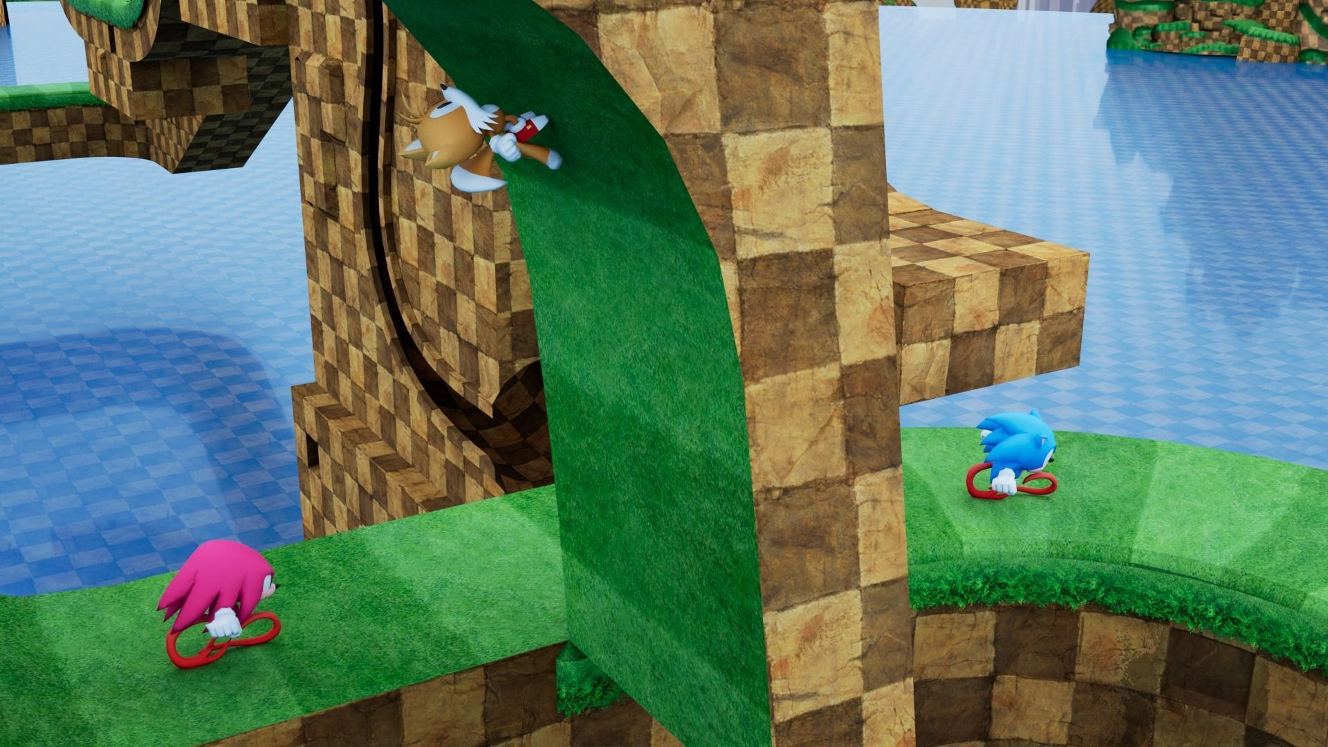 3D model Sonic BUILDER VR / AR / low-poly | CGTrader