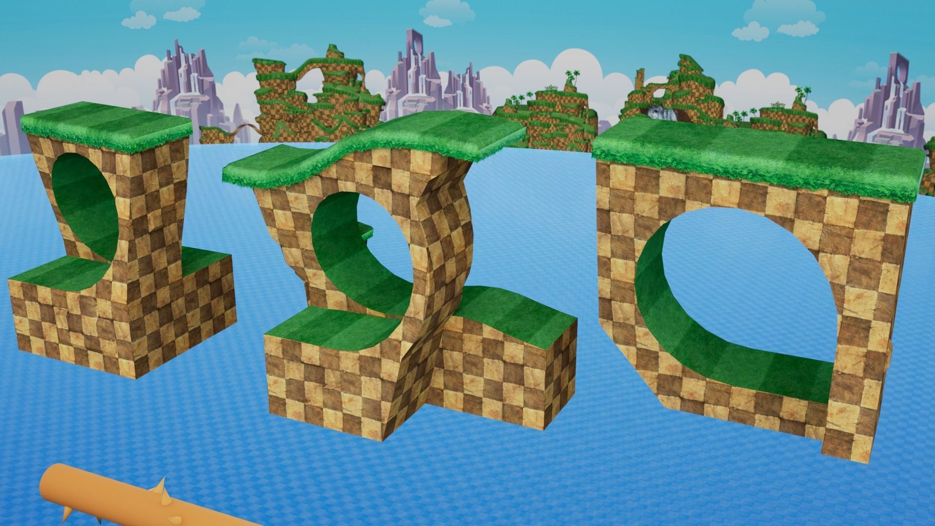 3D model Sonic BUILDER VR / AR / low-poly | CGTrader