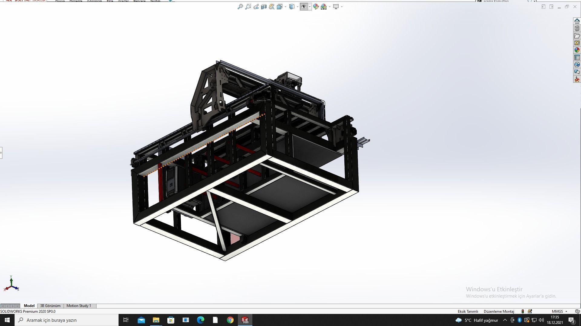 Cnc Router Professional 3D model animated rigged | CGTrader