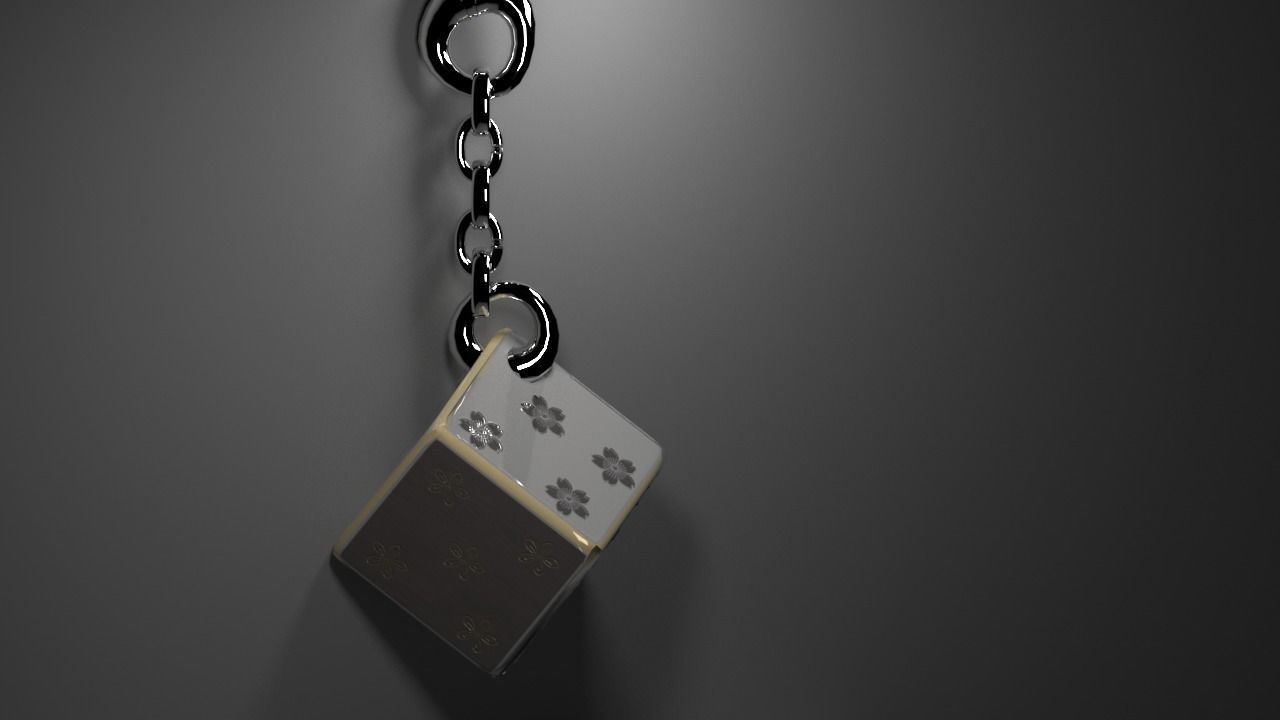 dice medal 3D model | CGTrader