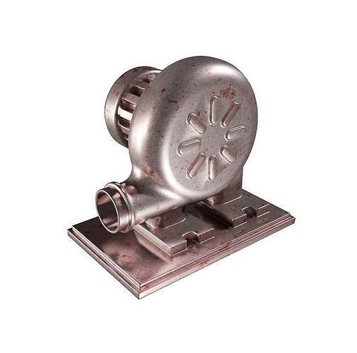 3D model Metallic Air Blower VR / AR / low-poly | CGTrader