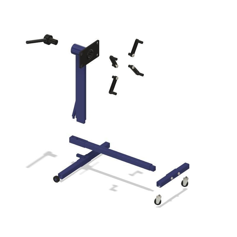 3d printable scale model engine stand 3D model 3D printable | CGTrader