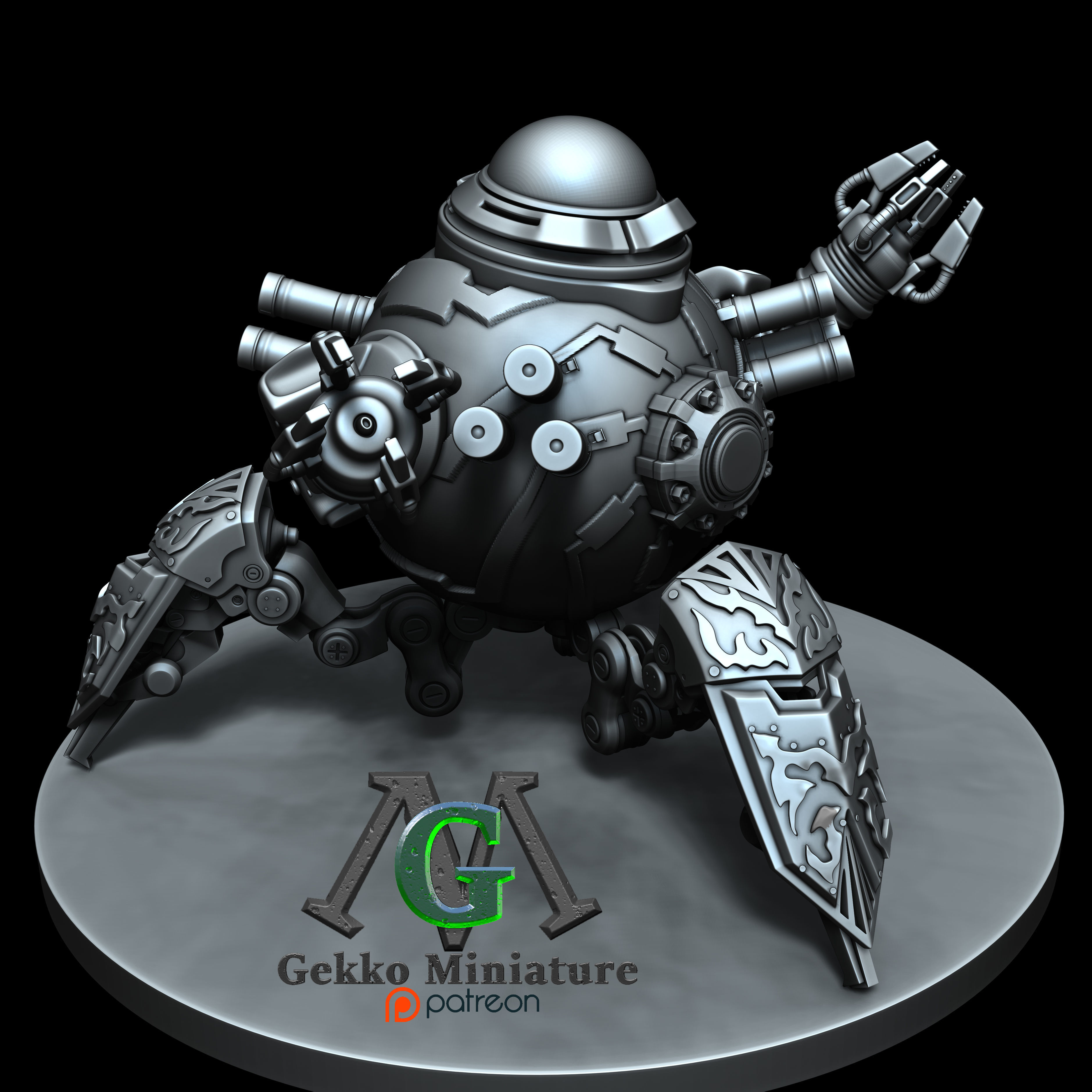Irobot armored robot 3D model 3D printable | CGTrader
