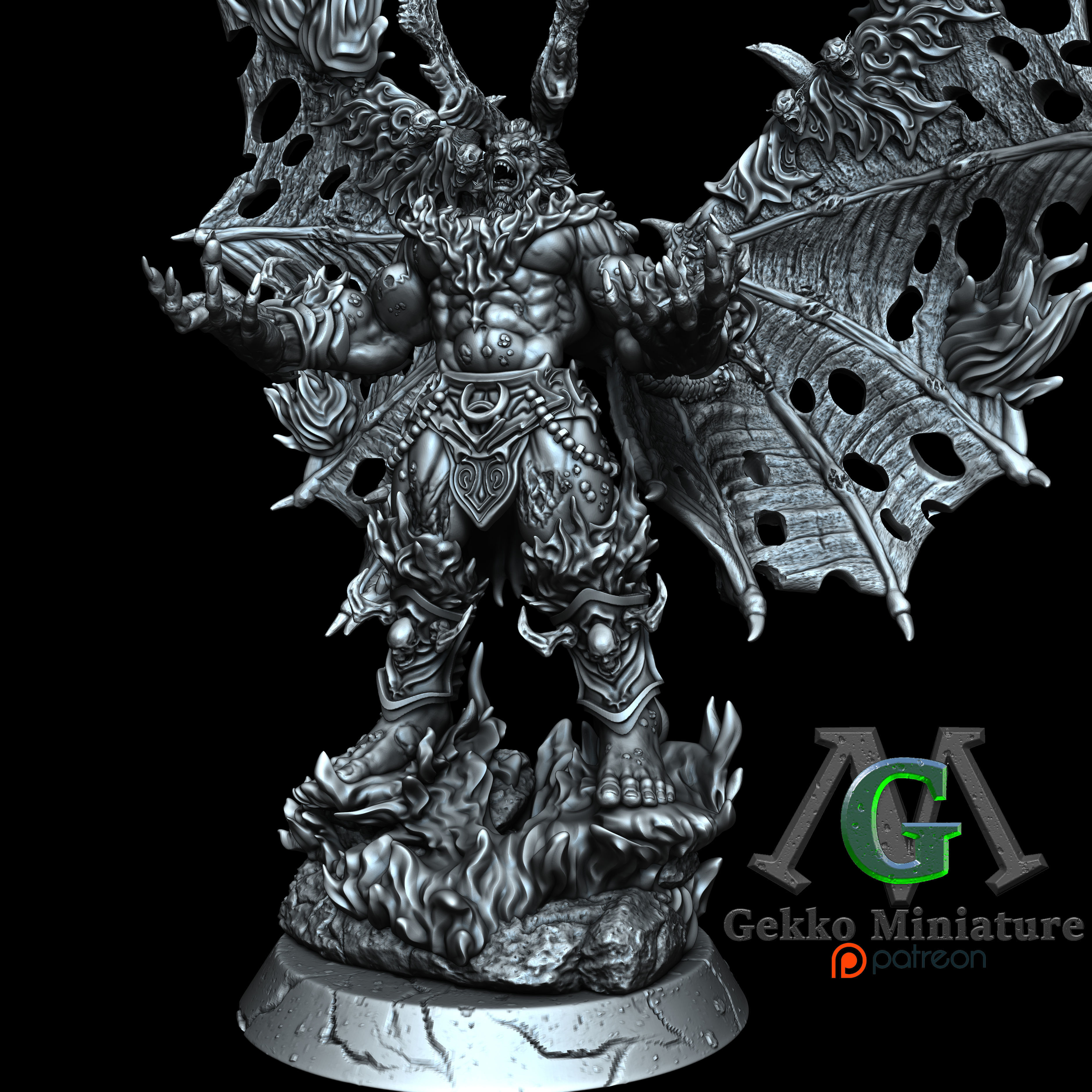 Ifrit Pose A 3D model 3D printable | CGTrader