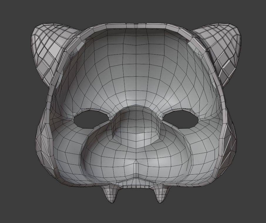 Tiger Mask 3D model 3D printable | CGTrader