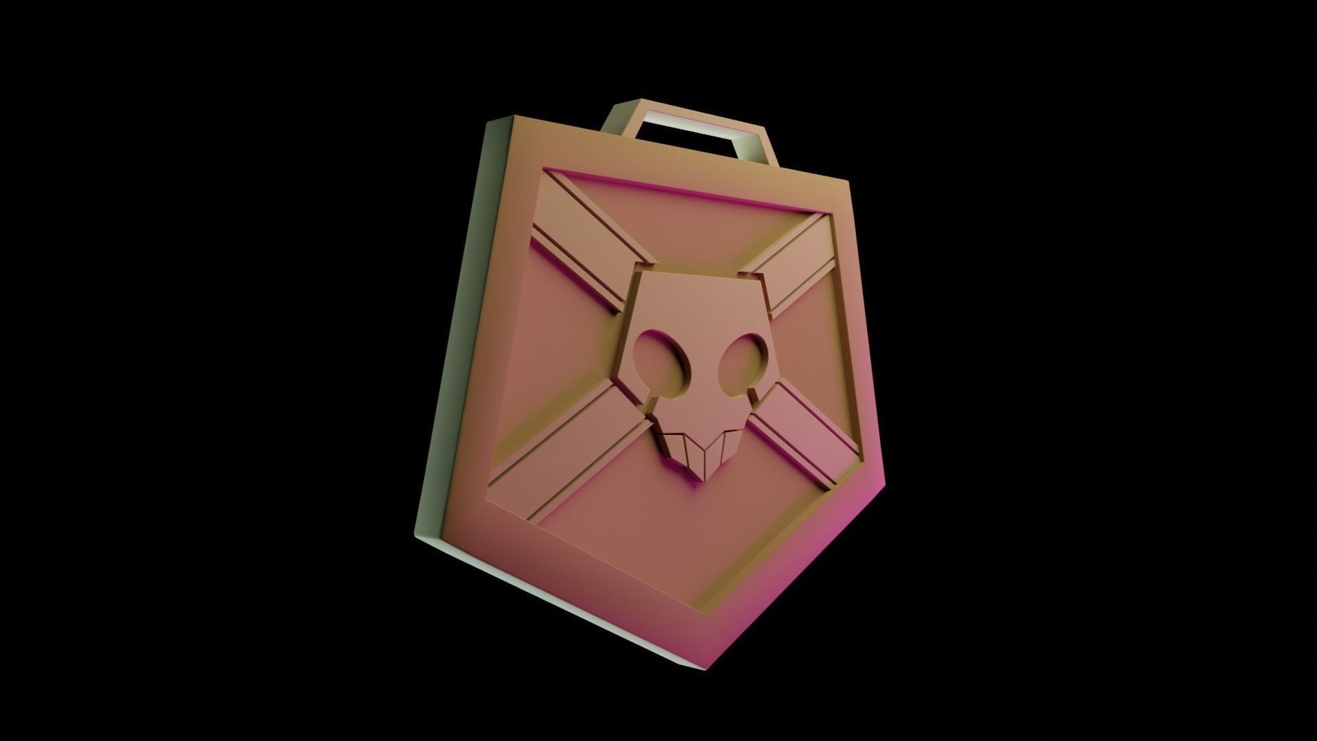 Substitute shinigami badge 3D model | CGTrader