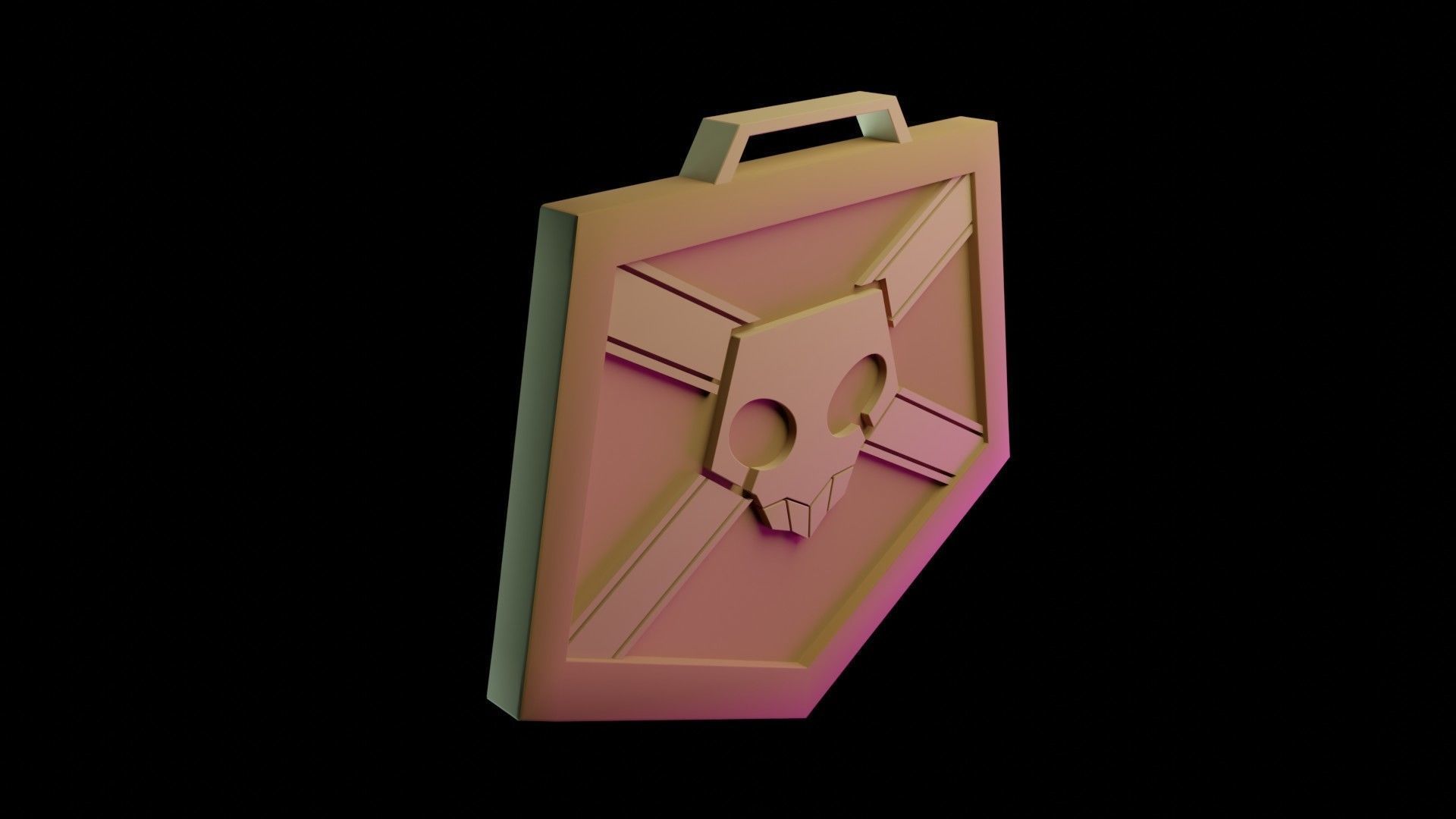Substitute shinigami badge 3D model | CGTrader