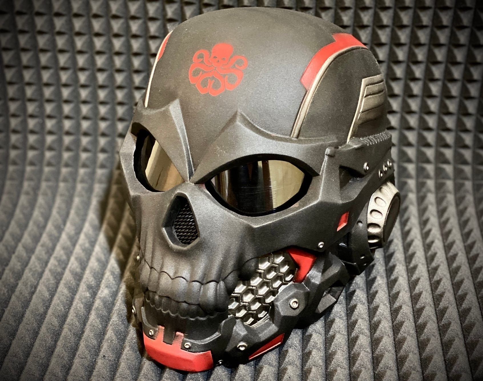 3D model sci-fi skull hydra helmet VR / AR / low-poly | CGTrader