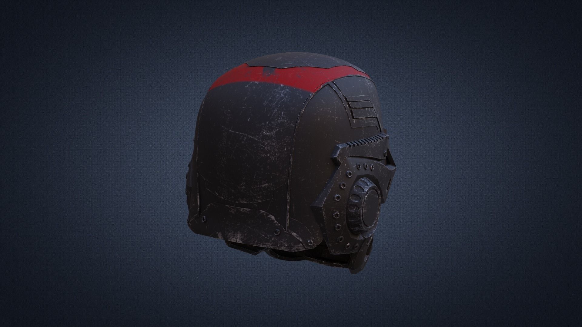 3D model sci-fi skull hydra helmet VR / AR / low-poly | CGTrader