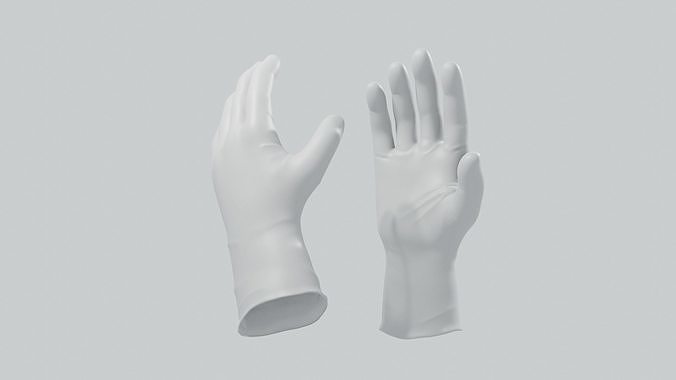 HAND Glove 3D 3D model animated rigged | CGTrader