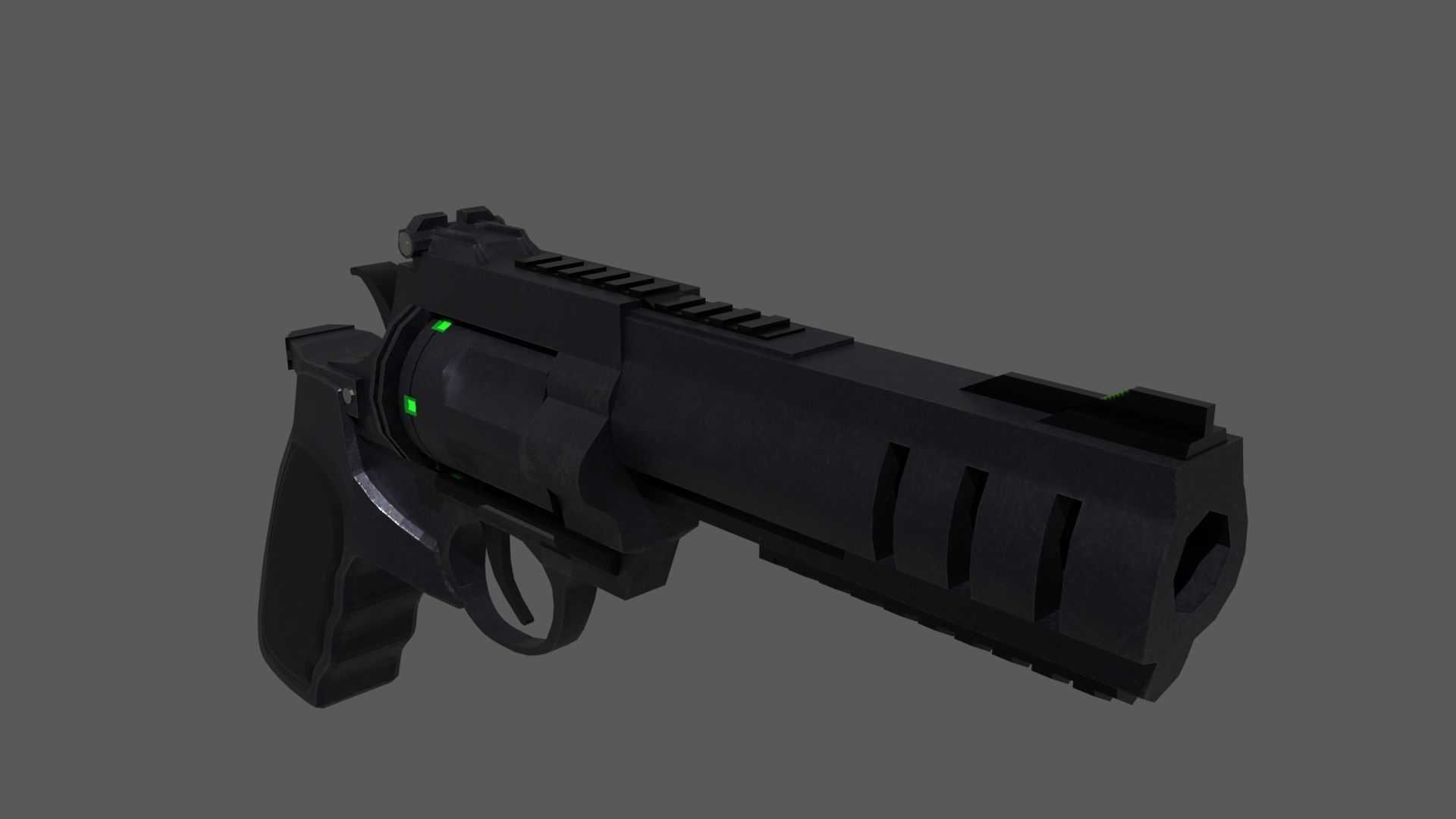 3D model Revolver Gun VR / AR / low-poly | CGTrader