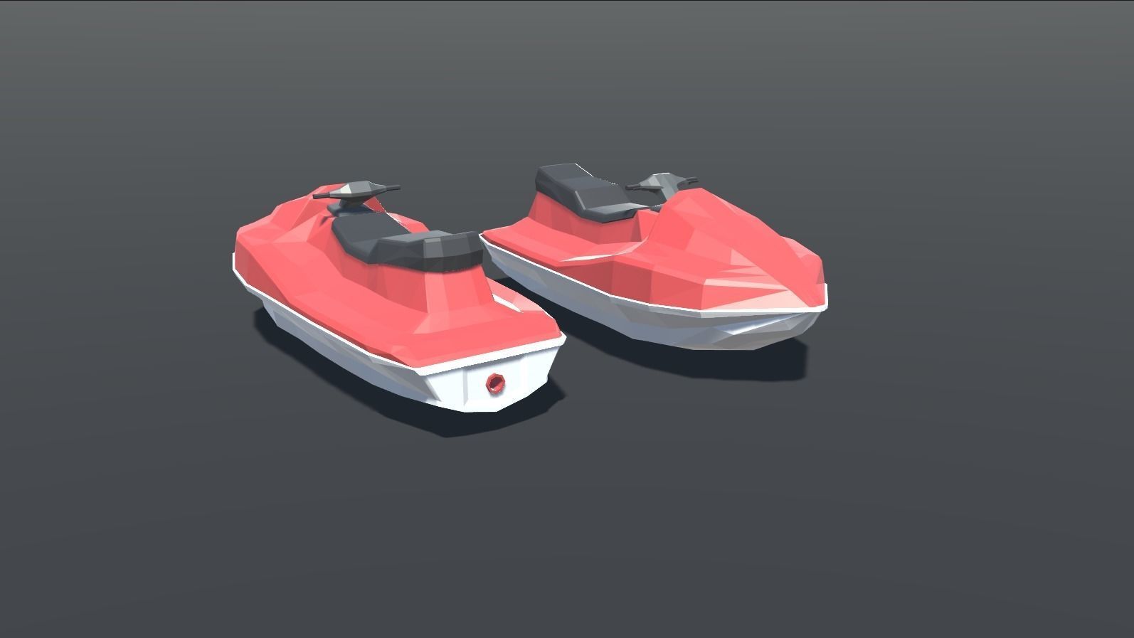 3D model Jetski Low Poly pair of jet skis VR / AR / low-poly | CGTrader