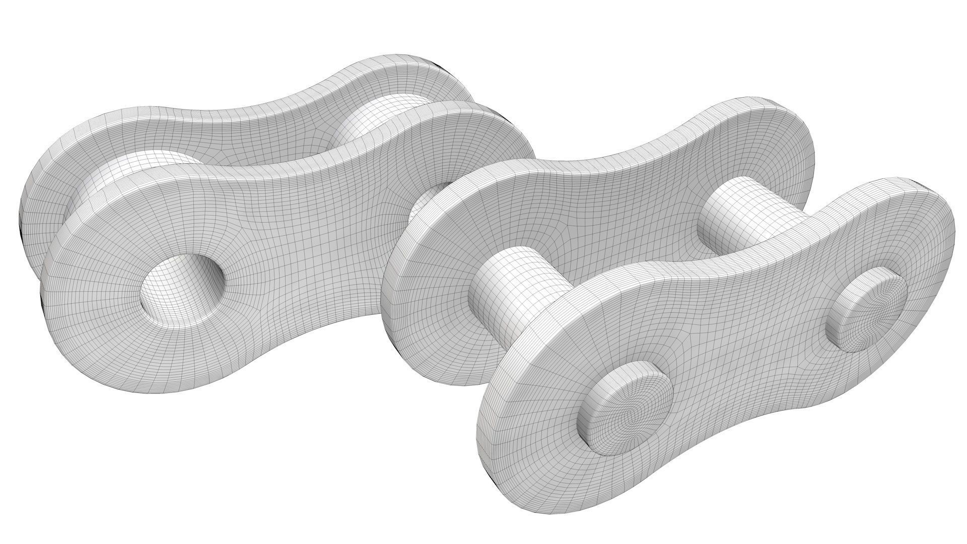 bicycle chain free 3D model | CGTrader