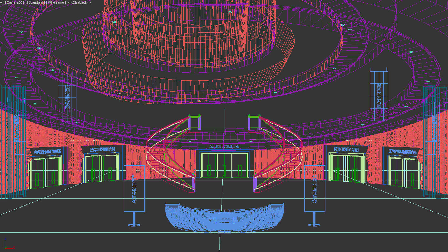 Virtual lobby 3D model | CGTrader