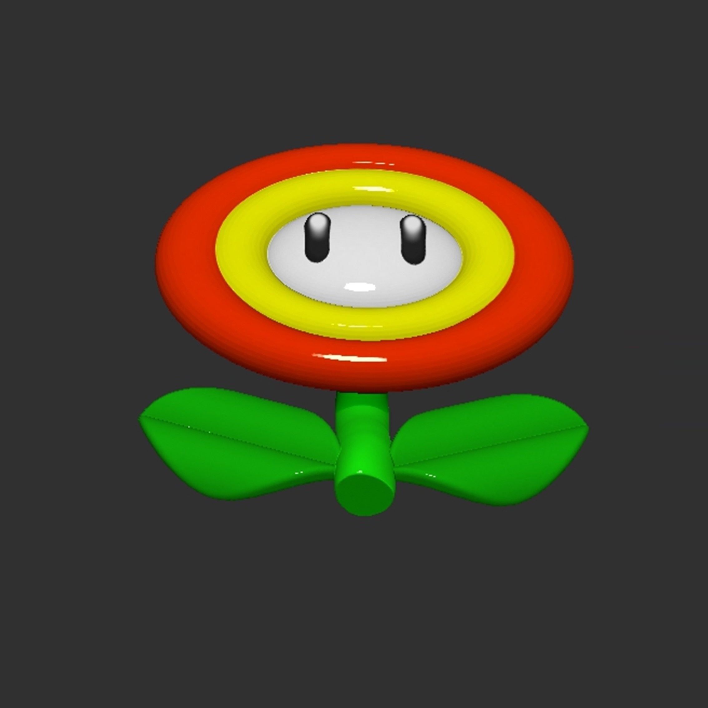 Mario Flower 3D model 3D printable | CGTrader