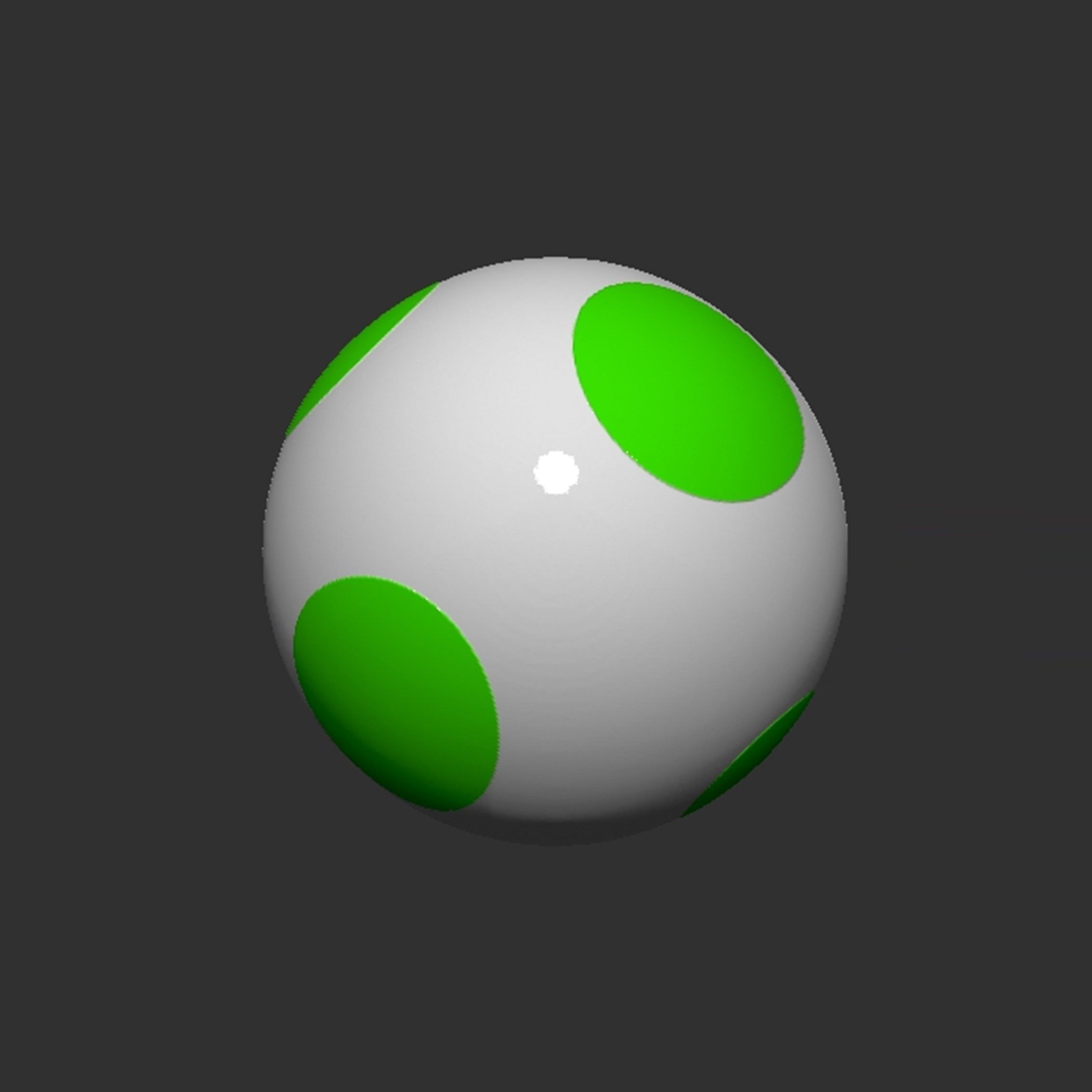 Yoshi Egg 3D model 3D printable | CGTrader