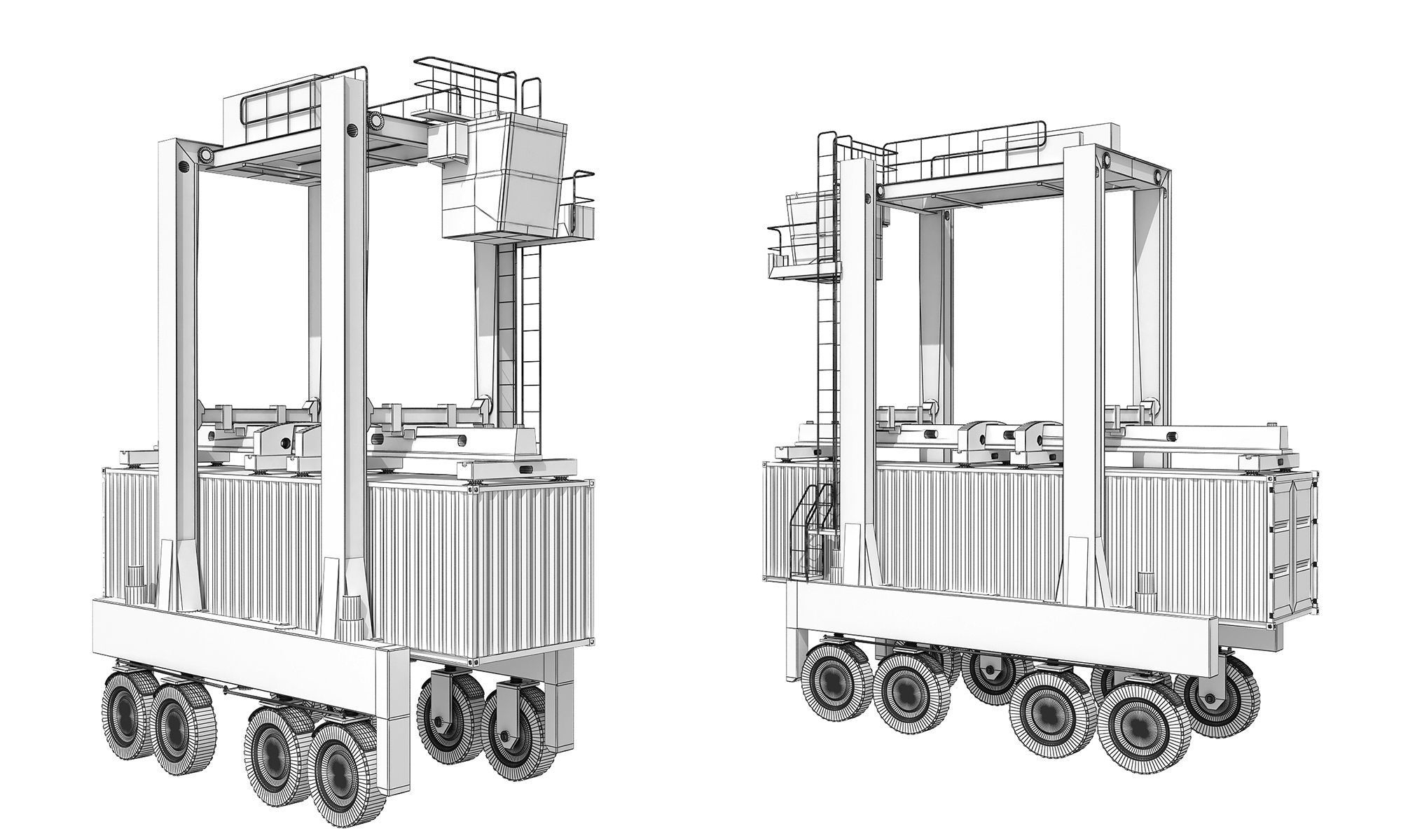 Logistics Center Collection 3D model | CGTrader