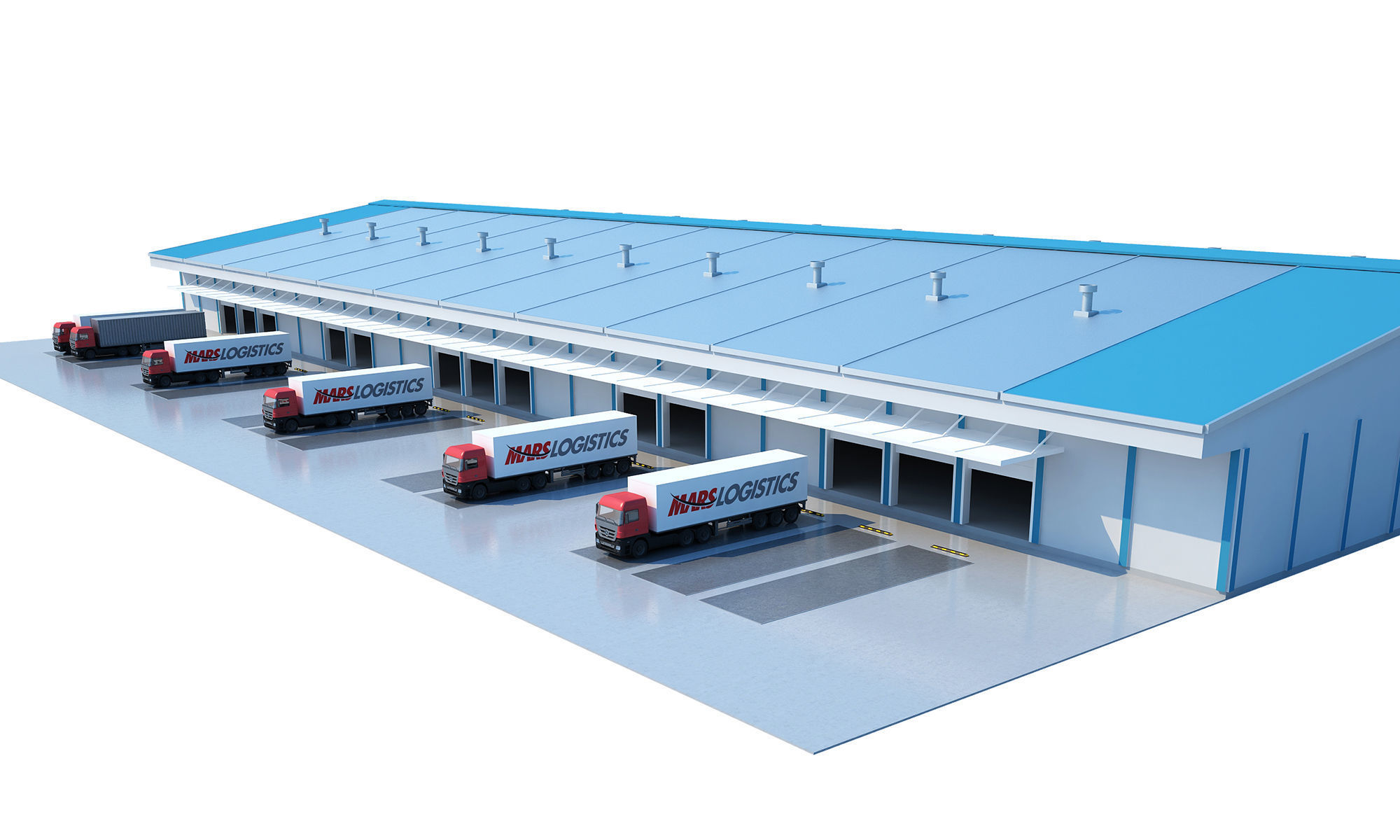 Logistics Center Collection 3D model | CGTrader