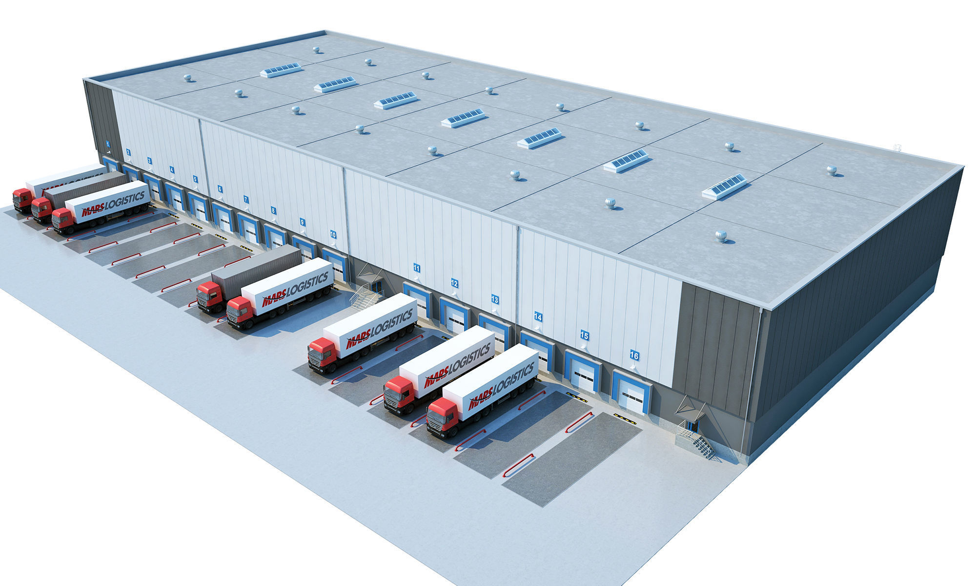 Logistics Center Collection 3D model | CGTrader